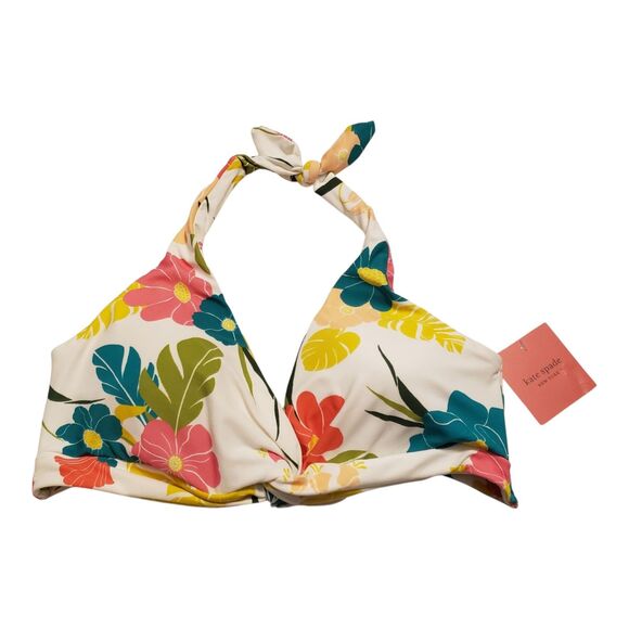 kate spade | Swim | Kate Spade New York Tropical Twisted Halter Bikini ...